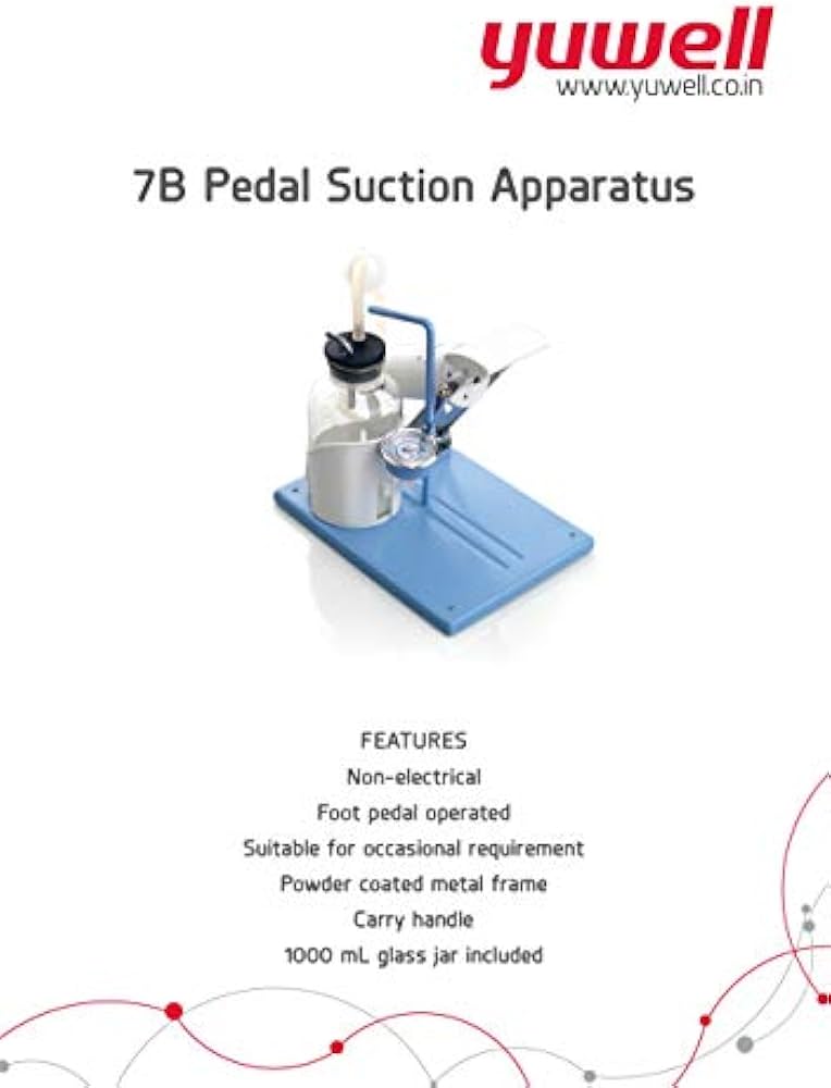 Yuwell 7B Portable Foot Pedal Suction Apparatus | Medikart HealthCare ...