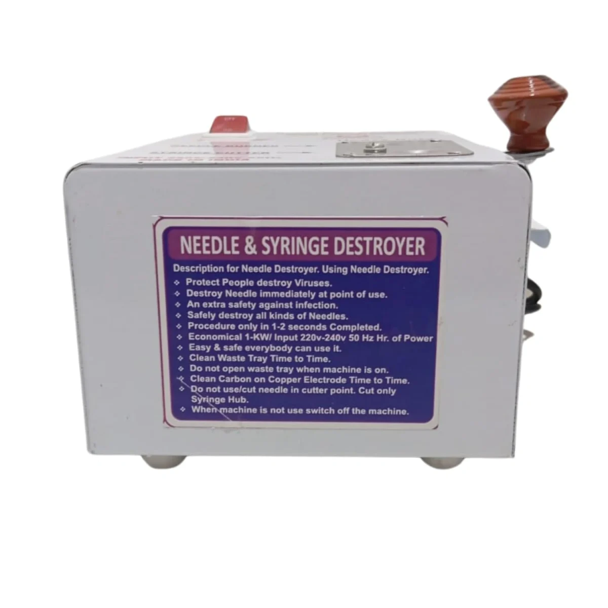 Medikart Syringe Destroyer for Hospitals | Medikart HealthCare - India ...