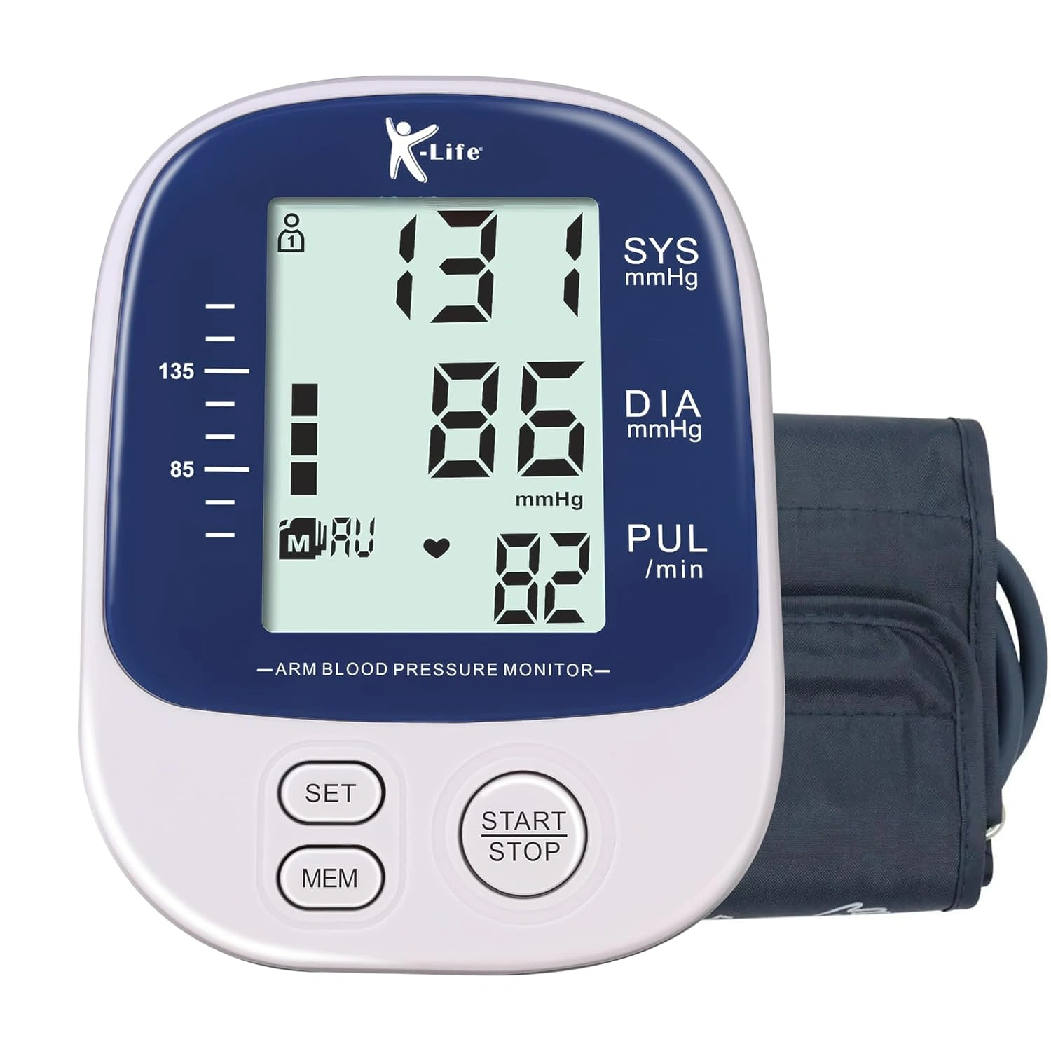 K-Life BPM-109 Fully Automatic Digital Blood Pressure Monitor ...