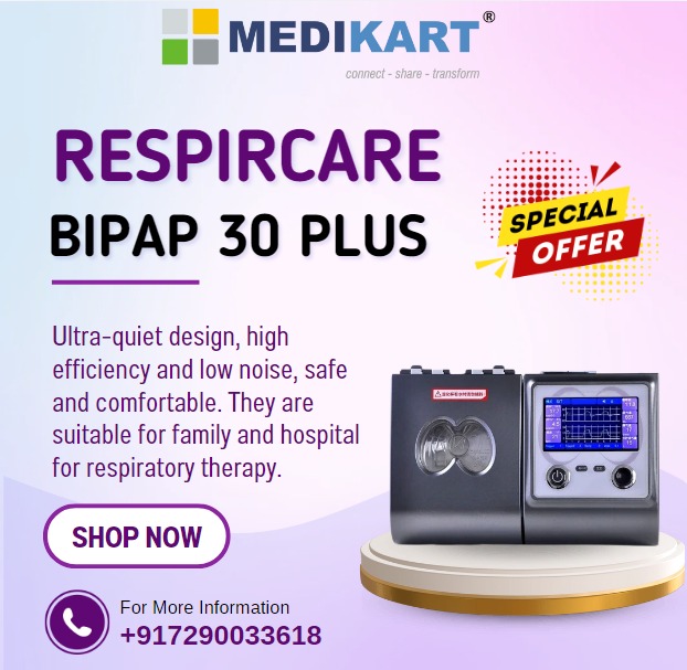 Respircare BPAP 30 Plus Bipap Device with Humidifier and Filter | 2 Years Warranty | Hose/Tubing ...