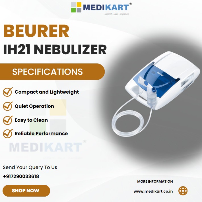 Beurer IH21 Home-Use Nebulizer | Electric inhaler for nebulising liquid ...